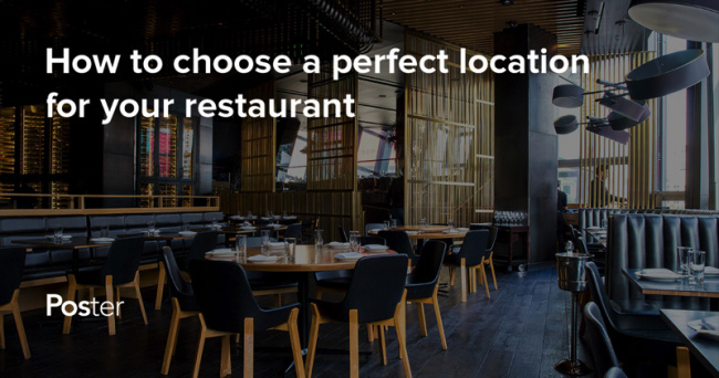 How to choose a restaurant location — Poster