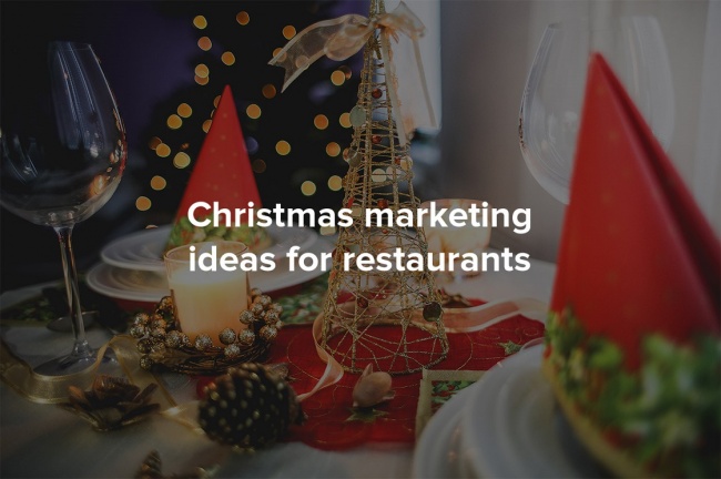 Christmas marketing ideas for restaurants — Poster